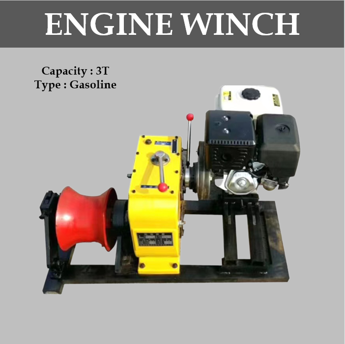 Philchi Corner 3T Engine Winch Gasoline Diesel Engine Winch Engine ...