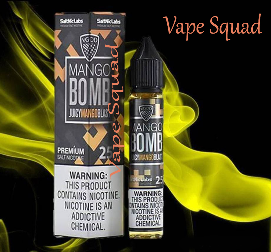 VGOD Mango Bomb Premium Taste Nic 25mg - 30ml Saltnic Labs Vape Juice ...