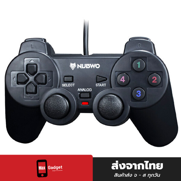 จอยเกมส์ จอยคอม Nubwo NJ-43 D-Input Controller ใช้งานกับระบบ Windows ...
