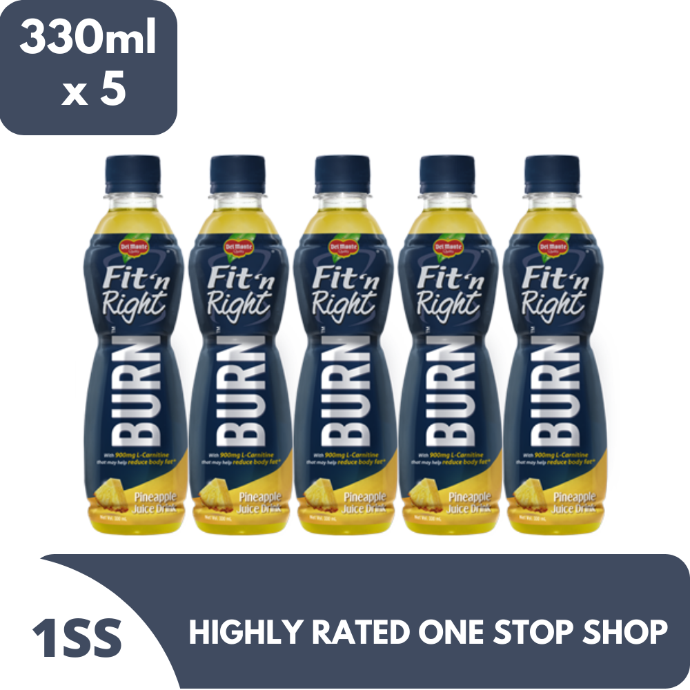Del Monte Fit N' Right, Pineapple 330ml x 5 | Lazada PH