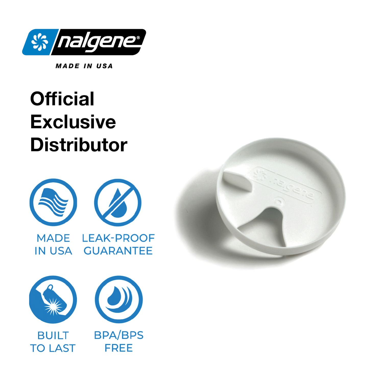 Nalgene 63mm Water Bottle Easy Sipper (Fits 32oz & 48oz Wide Mouth ...