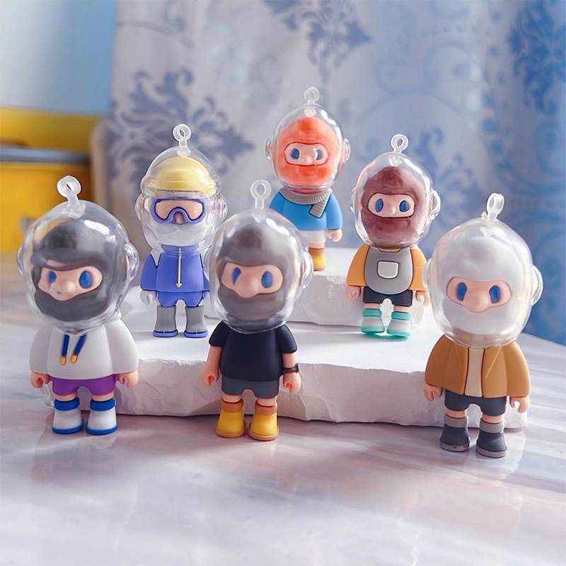 Cartoon Farmer Bob Keychain Kawaii Anime Figure Silicone Model Pendant ...