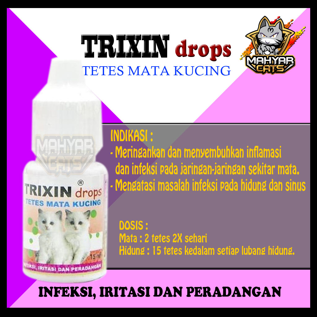 Obat tetes mata kucing trixin obat sakit mata kucing trixin | Lazada ...