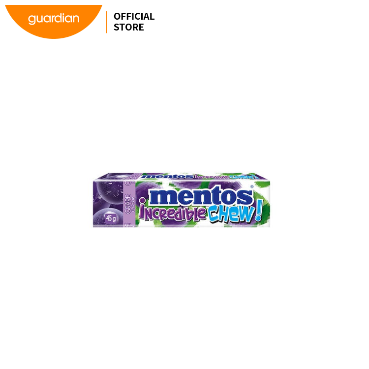 Mentos Incredible Chew Grape 45g | Lazada