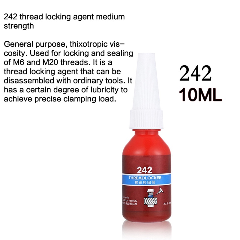 10ML Thread Locking Agent Anti-pressure Sealing Anaerobic Adhesive Glue ...