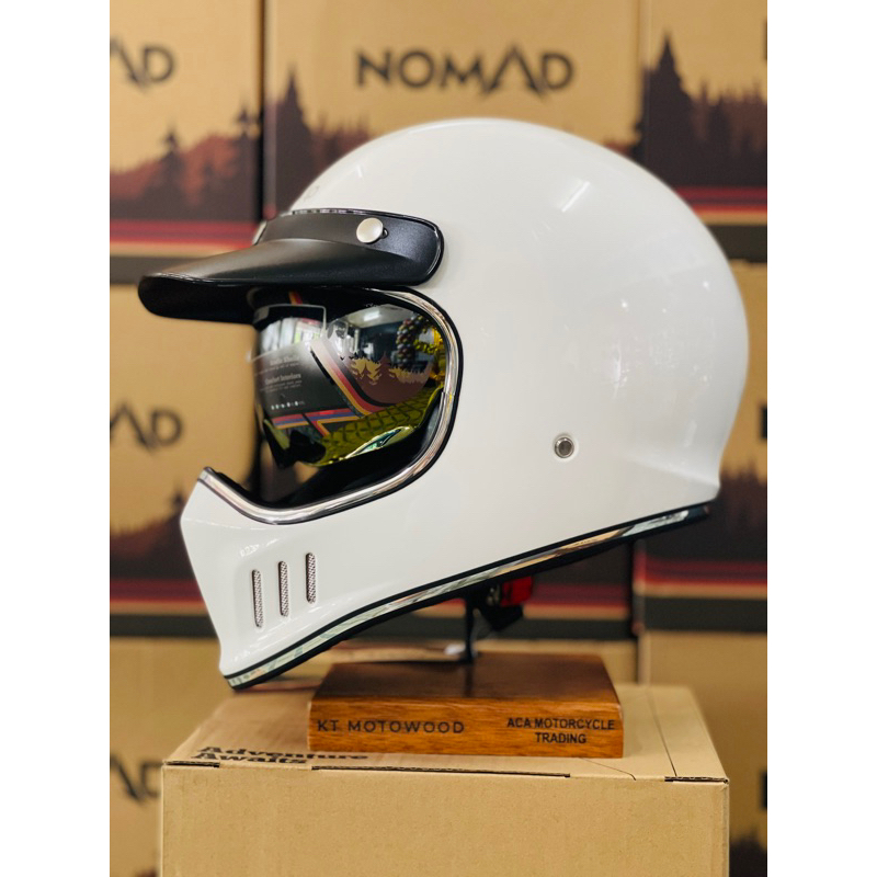 NOMAD SPITFIRE Full-Face Helmet w/ Free Clear Visor | Lazada PH