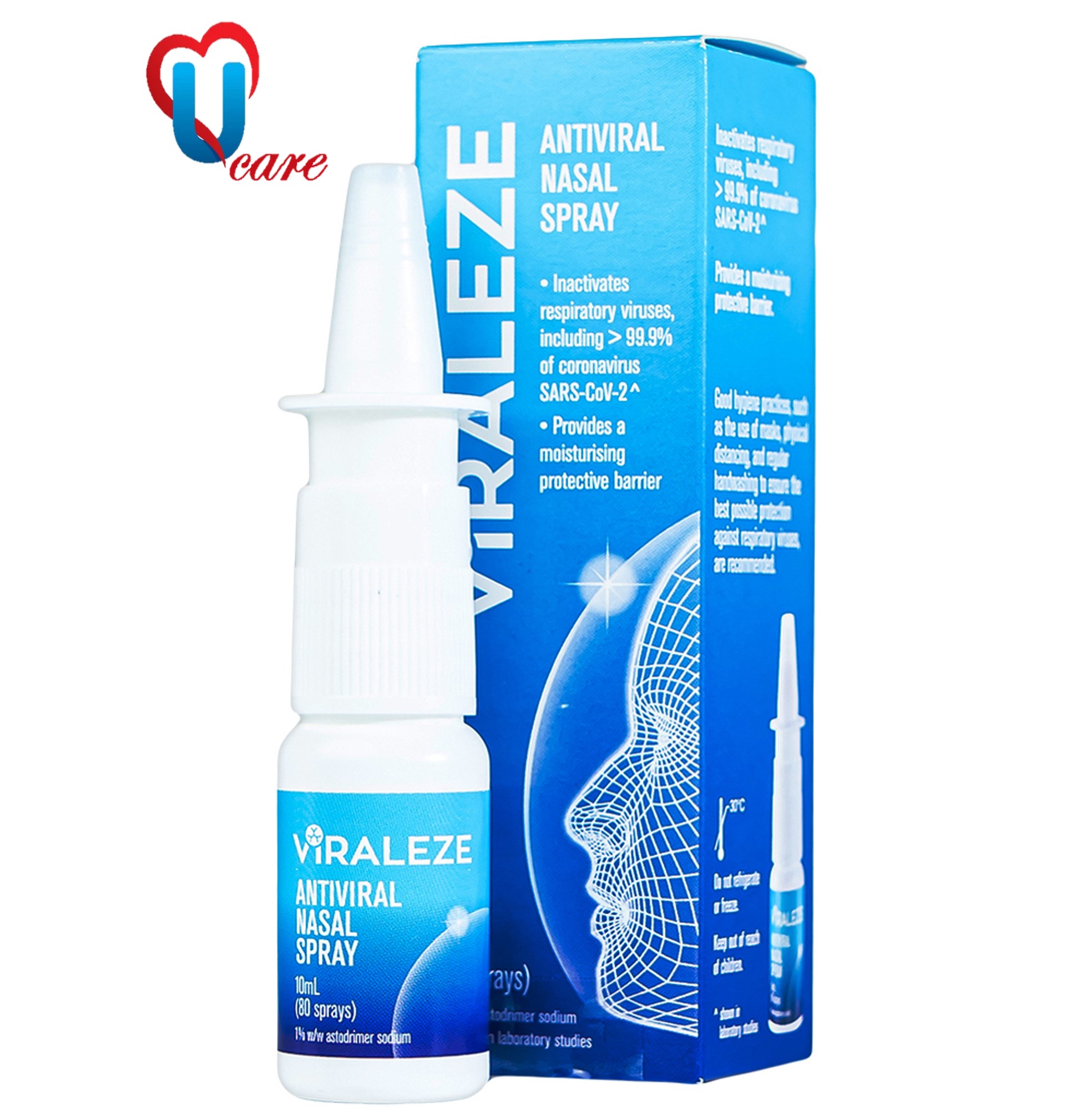 VIRALEZE Anti Viral | Anti Bacterial Nasal Spray 10ml 80 Sprays ...