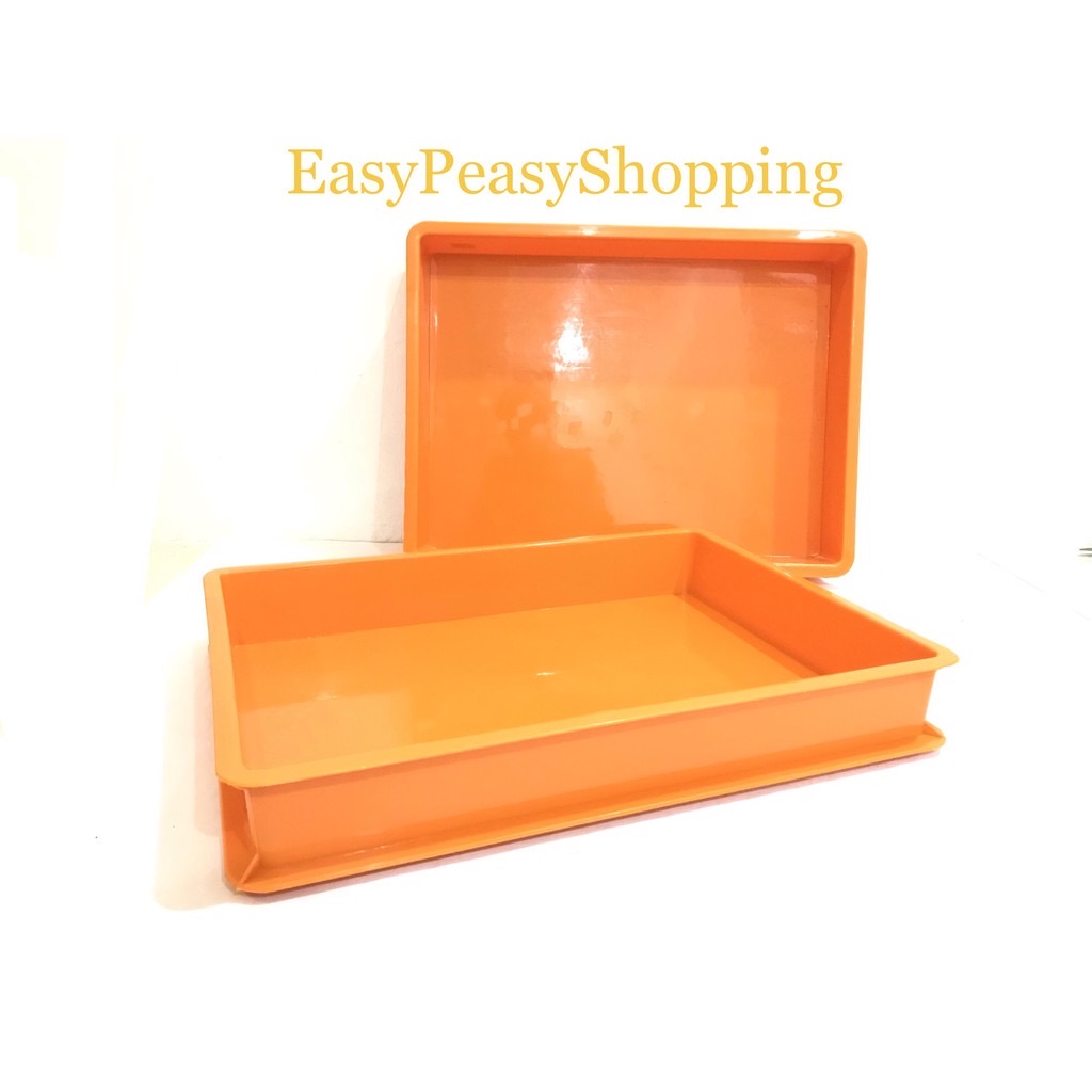 Stackable Plastic Food Grade Tray / Bread,Cake,Bakery Tray /Bekas Kuih ...