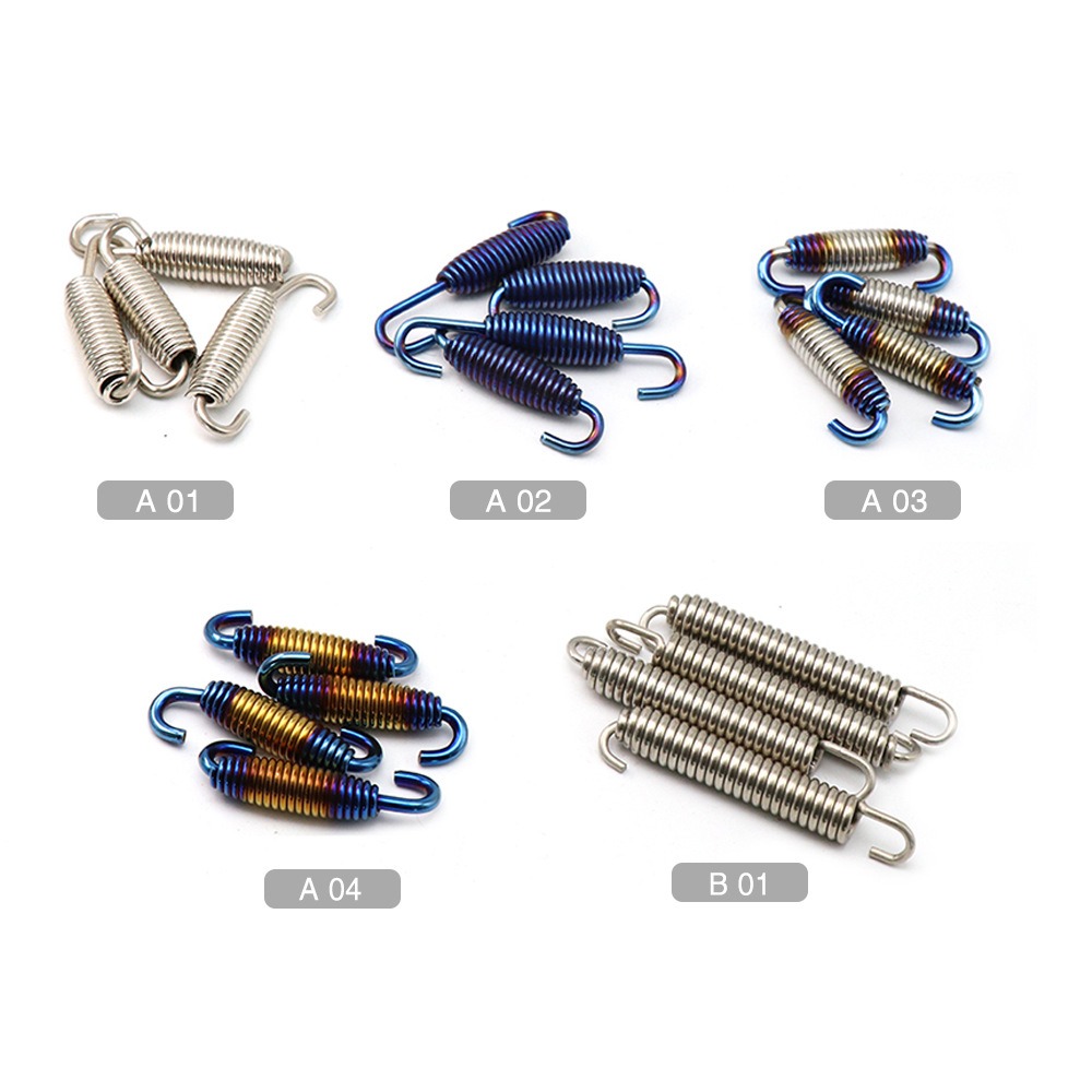 Stainless Steel Exhaust Springs Titanium Silencers Double Hooks ...