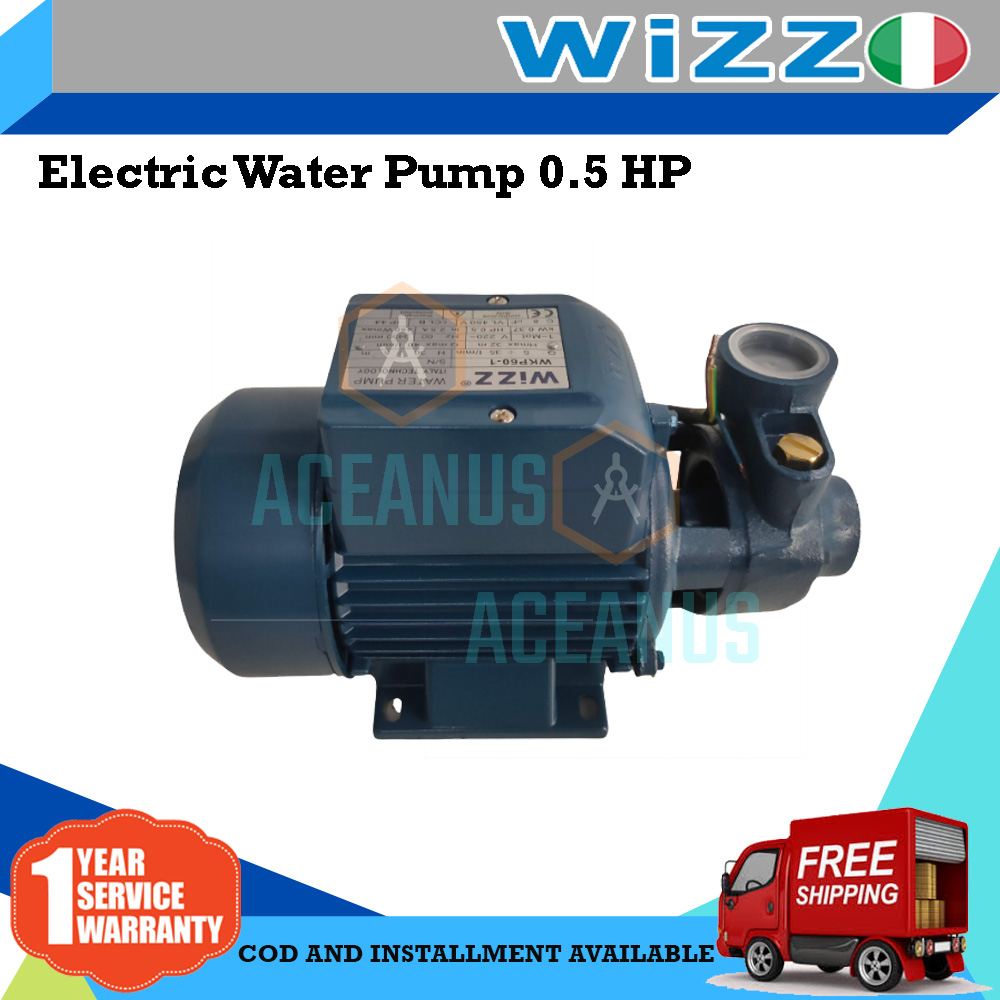 Wizz Electric Water Pump 1/2 HP | Lazada PH