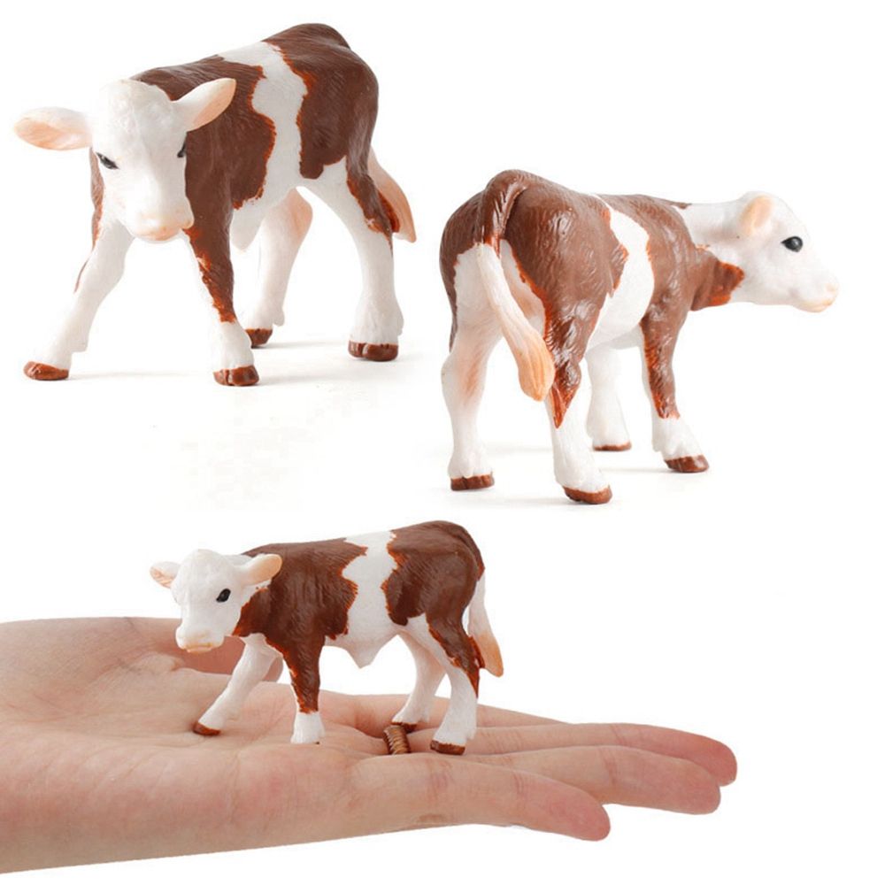 Mini Realistic Simulation Model Simulated Cattle Action Figure Gifts ...