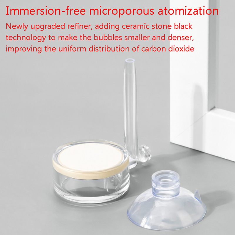 Aquarium CO2 atomizer transparent CO2 diffuser purifier integrated PC ...