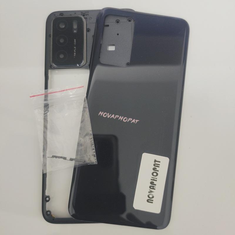 【EcoDealsq】For Oppo A16 Battery Door Cover Rear Case Back Housing Power ...