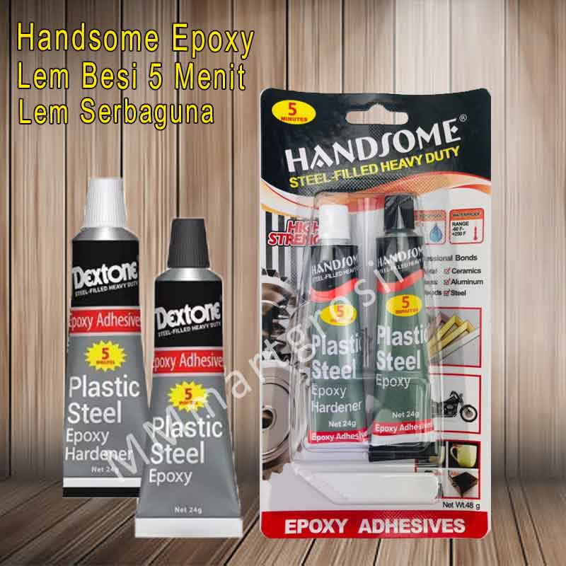 Handsome Epoxy / Lem Besi 5 Menit / Lem Serbaguna / Alat Perekat ...