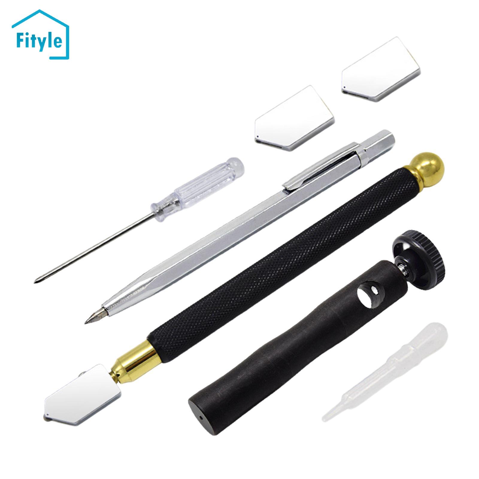 Fityle Glass Cutter Portable Glass Cutting Professional Ceramics ...