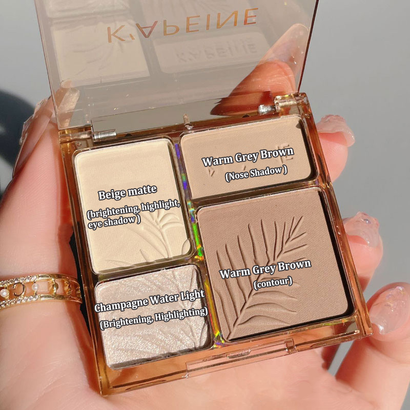 3D Facial Contouring Bronzer Cosmetics Brightening Beige Matte ...