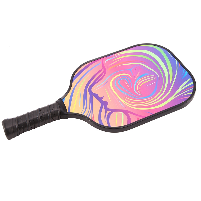 Pickleball Paddle and Ball Set Carbon Fiber Surface Pickle Ball Racket ...