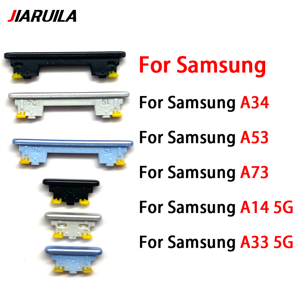 【7efc9af3】New For Samsung A14 A33 A34 A53 5G Power Button ON OFF Volume ...