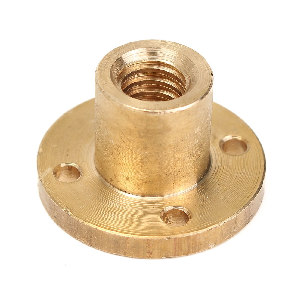 1/2-10 single start ACME Threaded Rod Lead Screw w/ Brass Nut 12" 24 ...