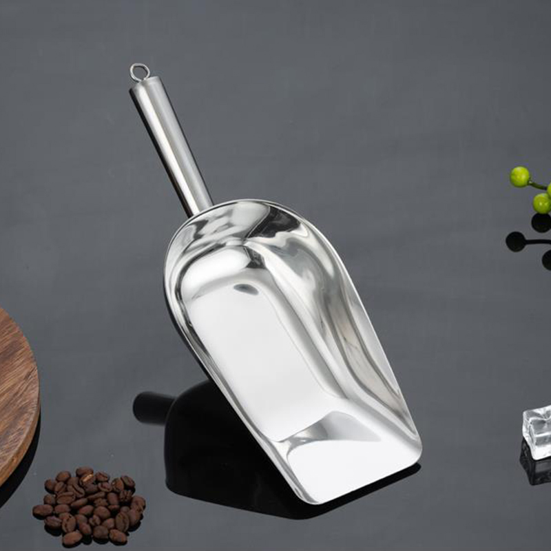 JustLiving 304 Stainless Steel Food Shovel Ice Cube Scoop Shovel Scoops ...