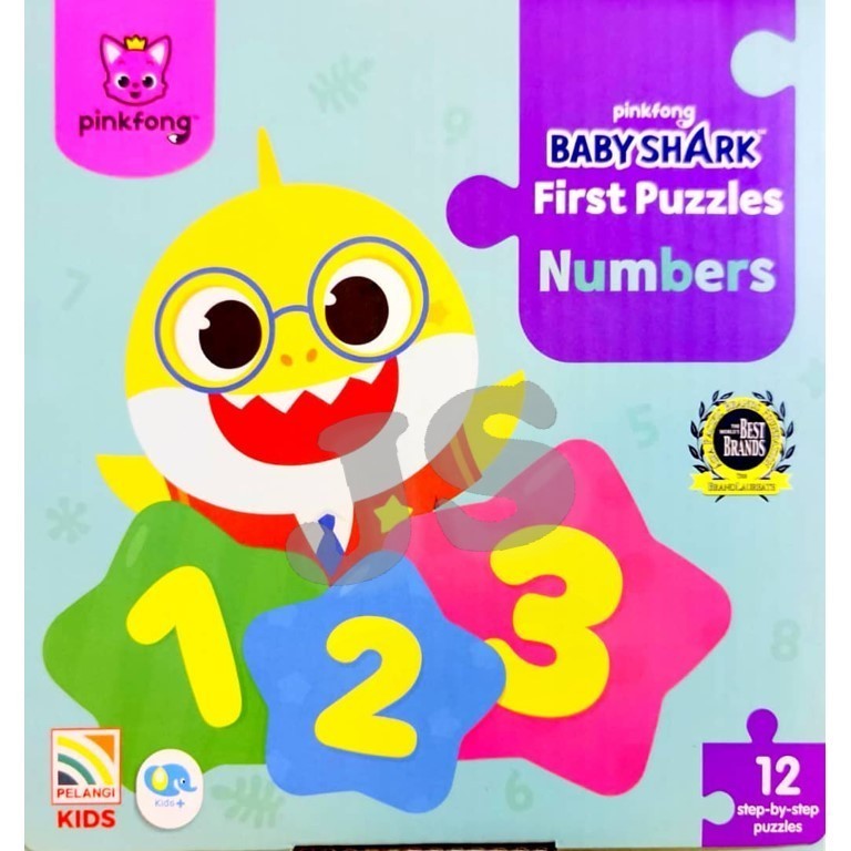 BABY SHARK PINKFONG FIRST PUZZLES ANIMALS | NUMBERS | VEHICLES ...