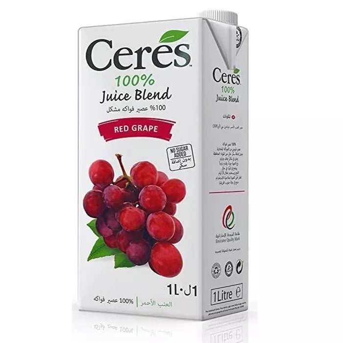 CERES 100% Fruit Juice Red Grape 1L Pack of 6 | Lazada PH