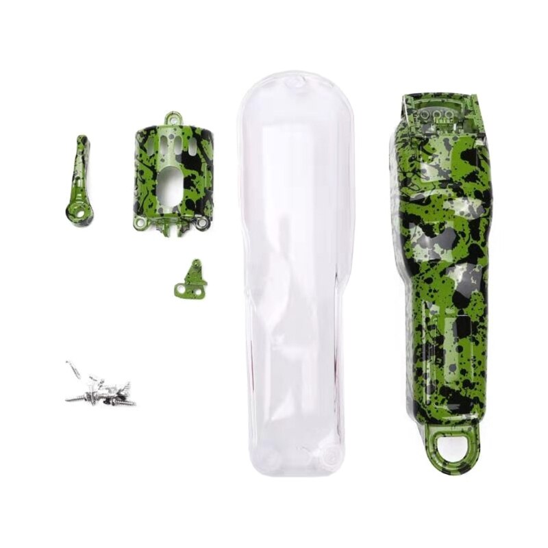 Electric Hair Clipper Shell Kit Camouflage Barber Shop Styling Cordless ...