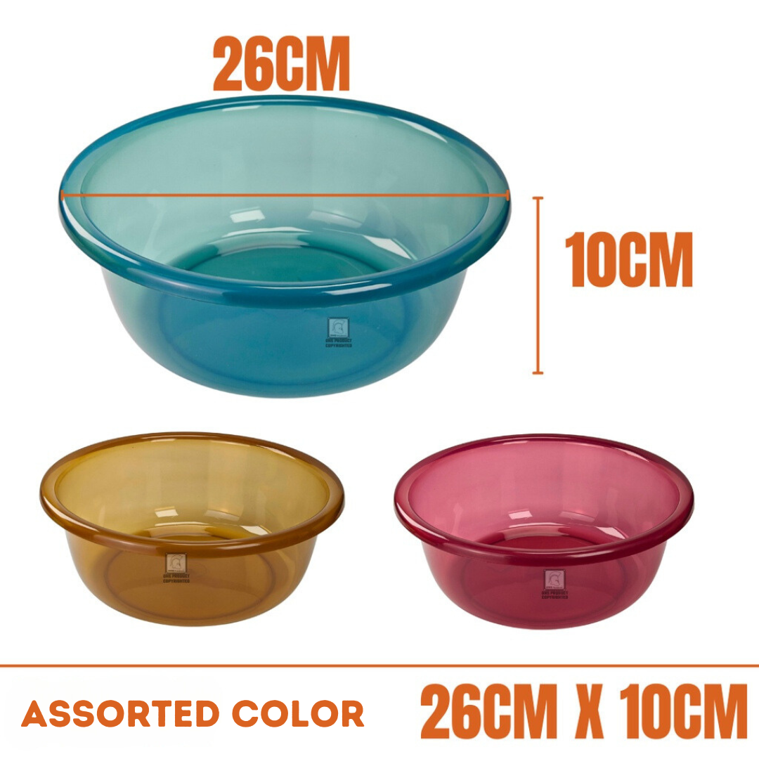 ONS Multipurpose Plastic Transparent Basin Bucket | Lazada Singapore