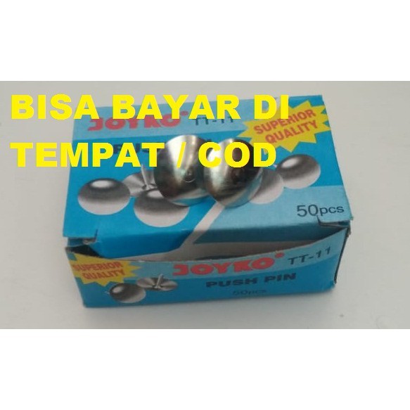 PAKU JAMUR JOYKO TT-11 PUSH PIN - PAKU PENJEPIT MADING - PAKU MADING ...