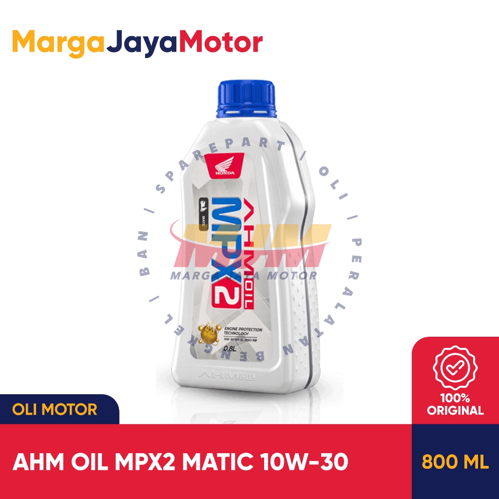 AHM Oil MPX2 Matic 10W-30 0.8L | Lazada Indonesia