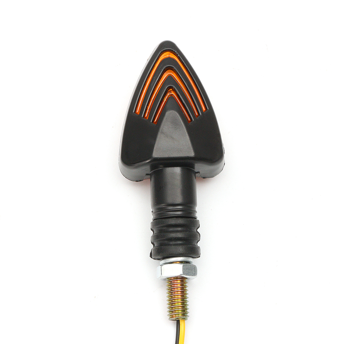 262527581072 Pair Motorcycle Mini Turn Signal Light Blinker 6 LED 8mm ...