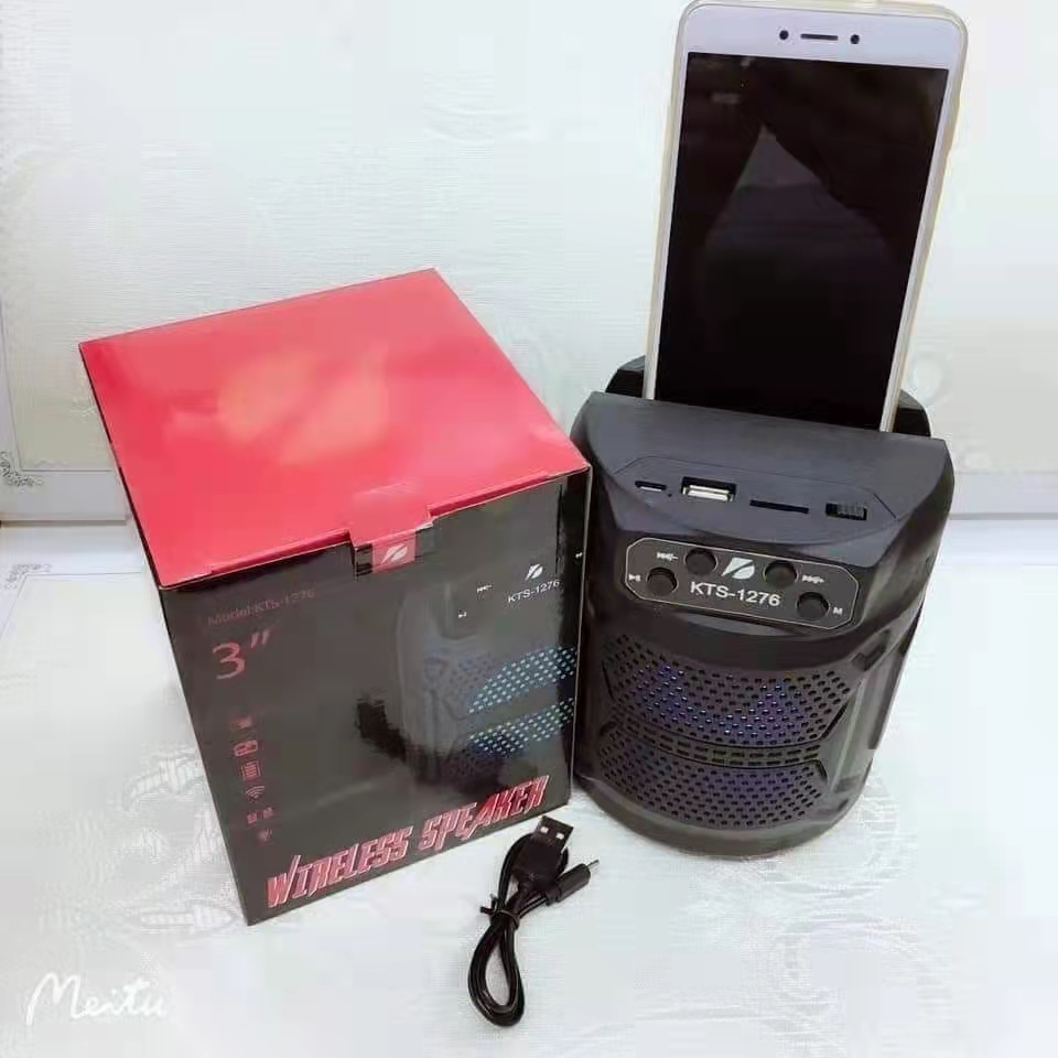 KTS-1276 Wireless Bluetooth speaker 3 INCH (USB/SD) MINI SPEAKER ...