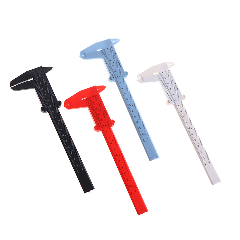 Tools 0-150mm double rule scale plastic Vernier caliper measuring ...