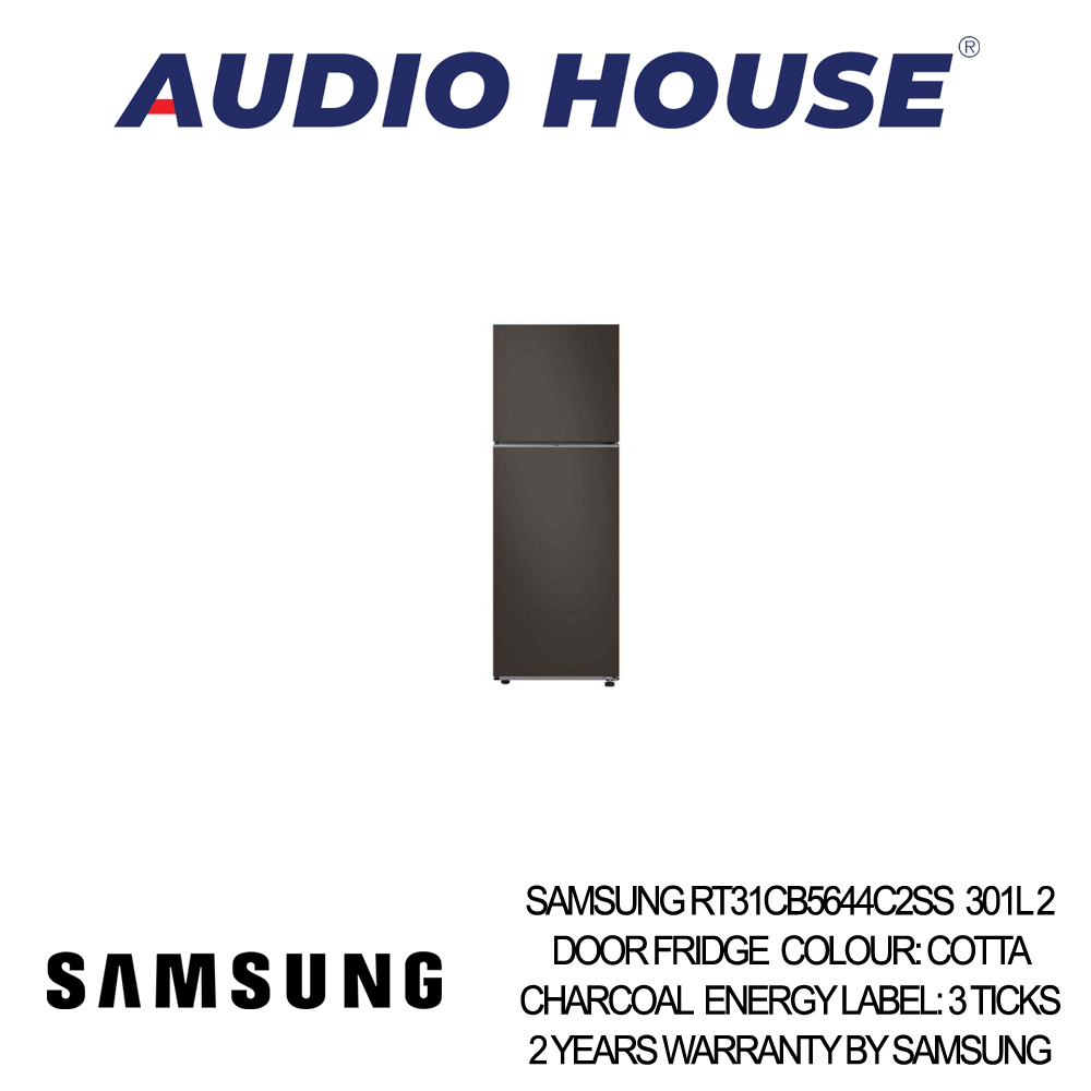 [BULKY] SAMSUNG RT31CB5644C2SS 301L 2 DOOR FRIDGE COLOUR: COTTA ...