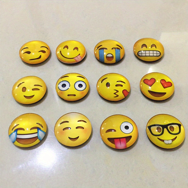 【Shop Now and Save】 12pcs Round Polystyrene Smile Fridge Magnets ...