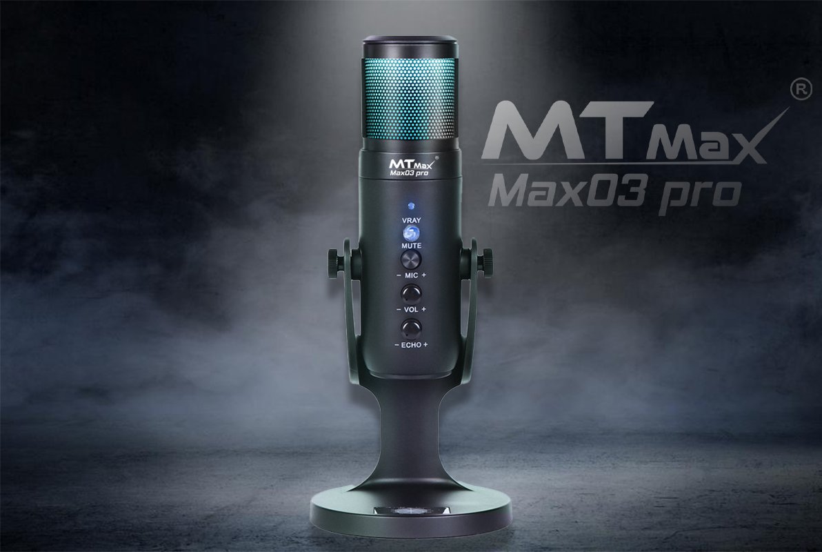 Mic Livestream Thu Âm MTMAX MAX03 PRO Thiết Kế Đẹp Mắt , Mic Thu Âm ...