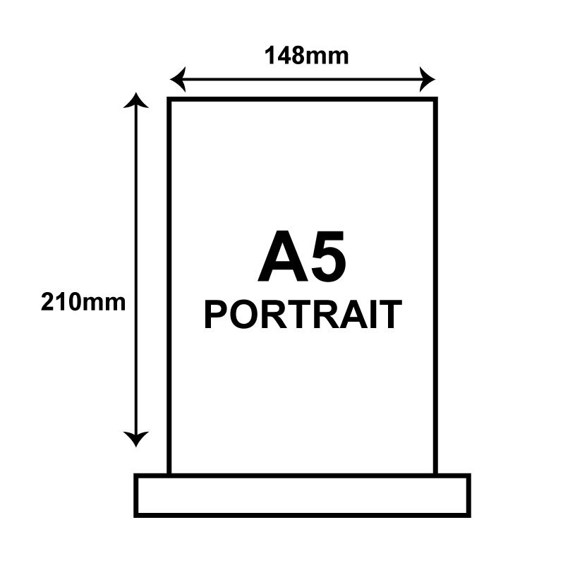 Acrylic Stand A4 Size A5 A6 Size Acrylic T-Shape Display Stand, T Shape ...