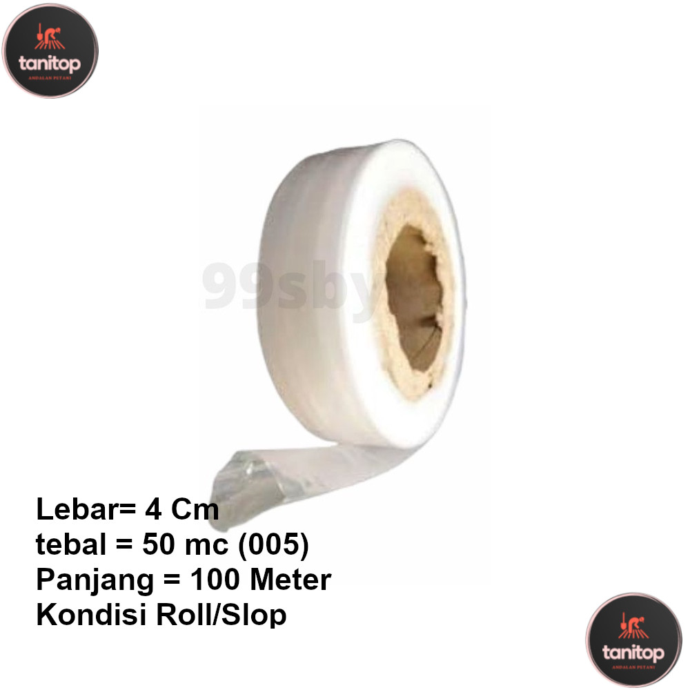 Selang Drip Putih Selang Irigasi 4 Cm 100 Meter 50 Mikron 005 | Lazada ...