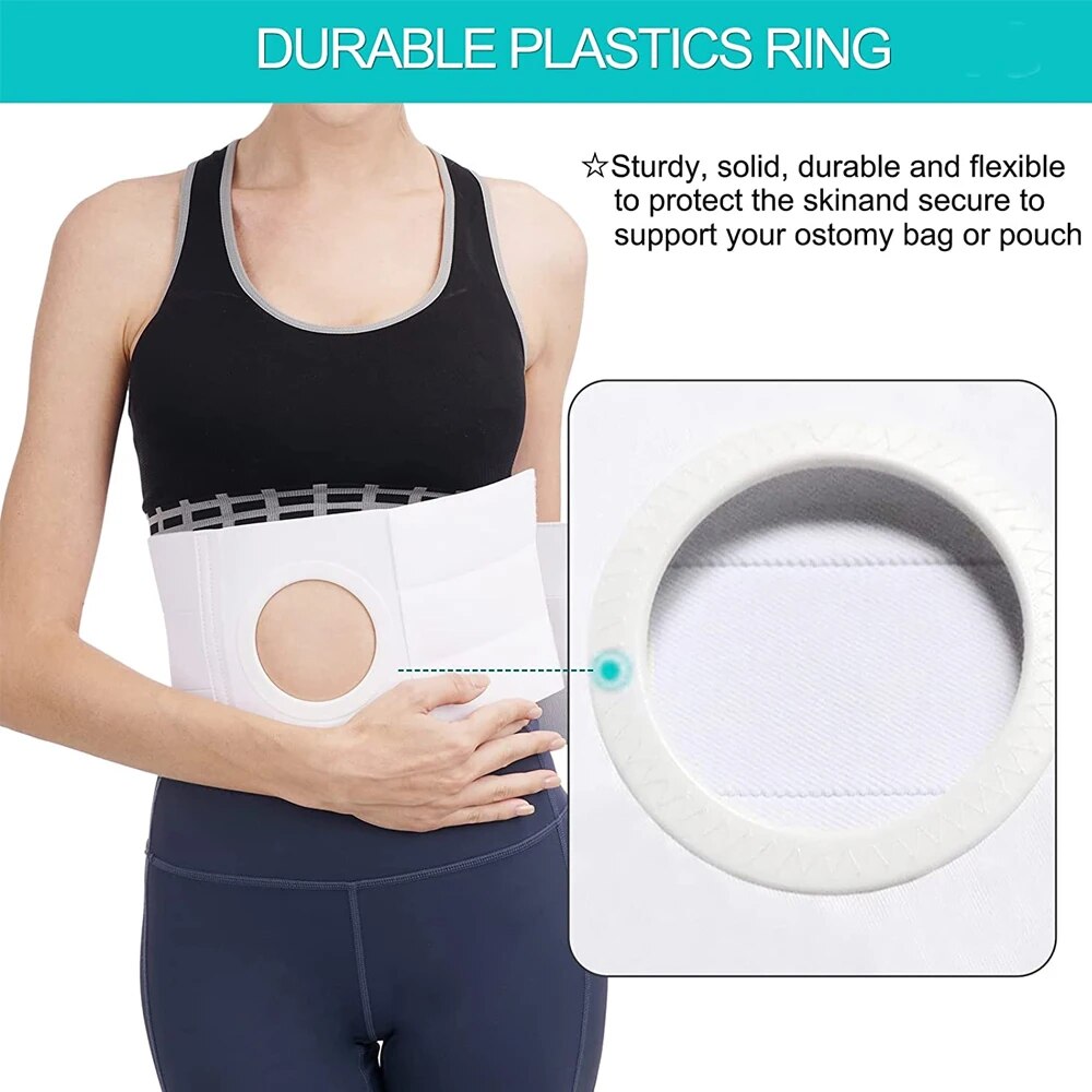 Ostomy Hernia Belt, Stoma Support Ostomy Hernia Belt for Colostomy Bag ...