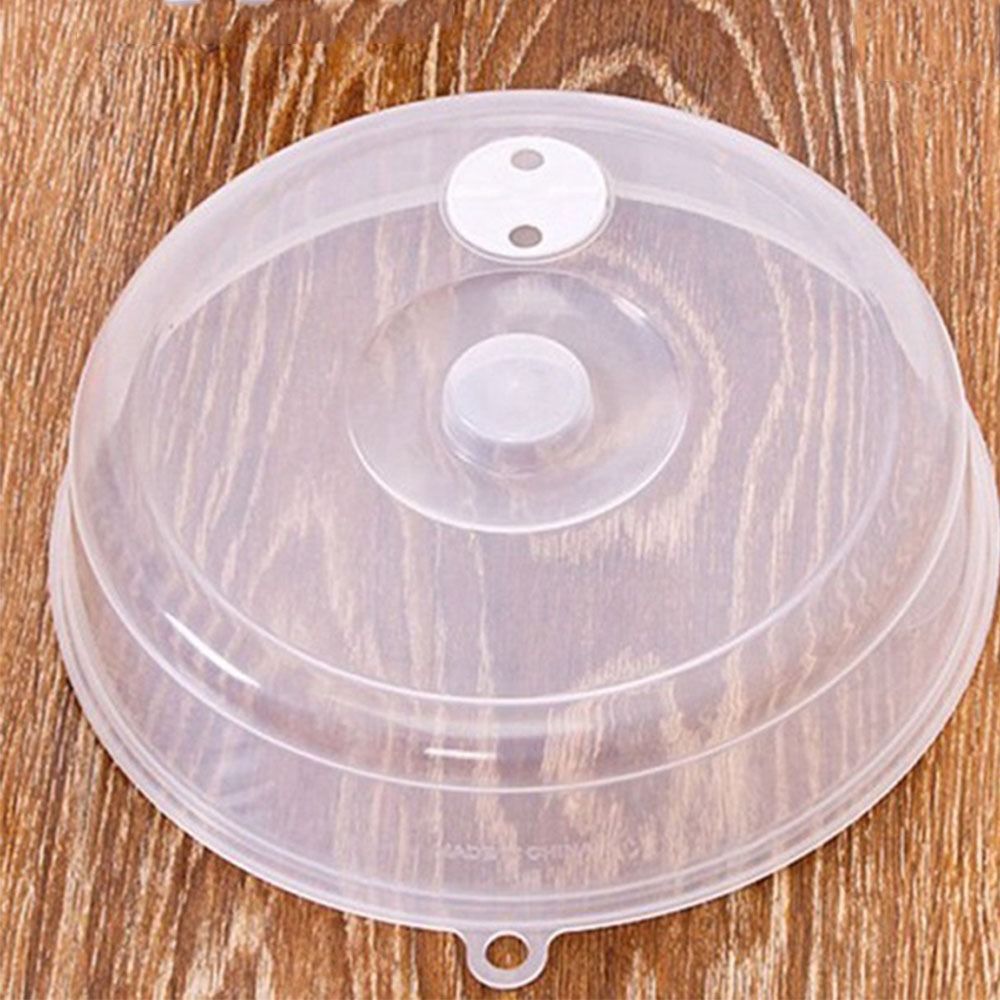 5210A Stackable Microwave Splatter Cover with Easy-Grip Handle Plastic ...