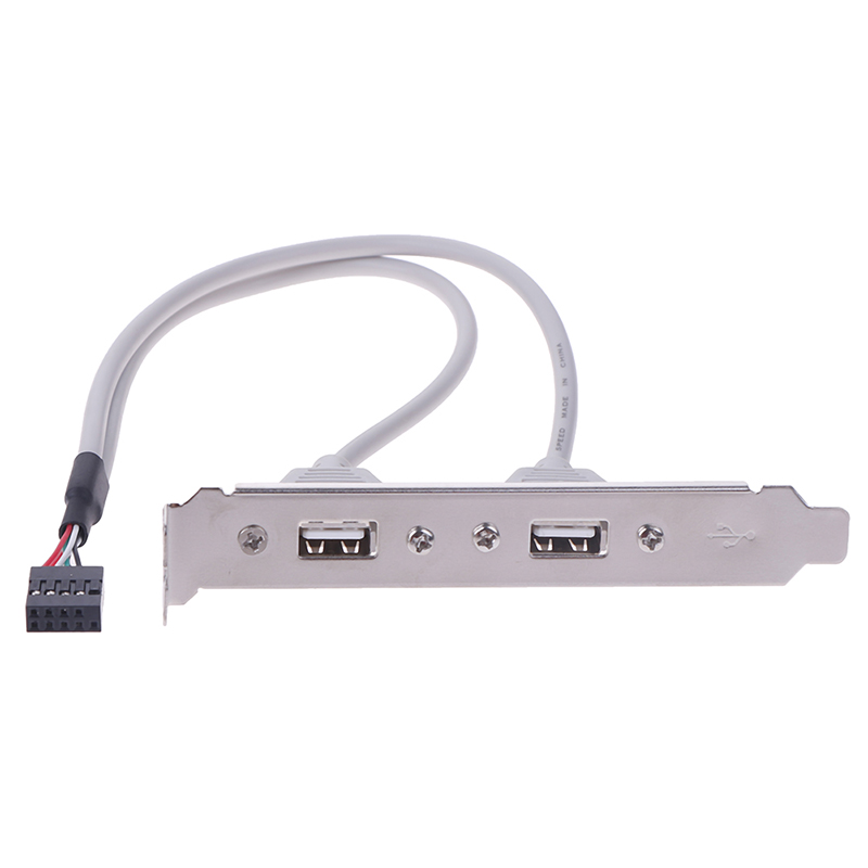 ZHANG Jettingbuy Witkitty 1 ชิ้น 2 พอร์ต USB2.0 ด้านหลังแผงยึดการ ...