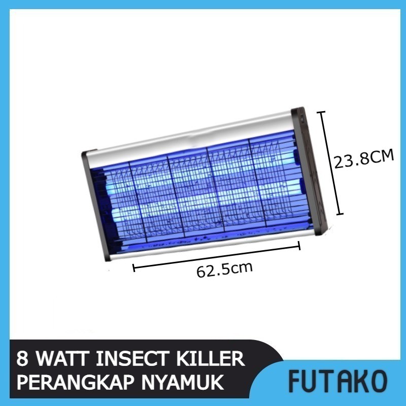 8 WATT Insect Killer Perangkap Nyamuk Lalat Lampu UV FUTAKO | Lazada ...