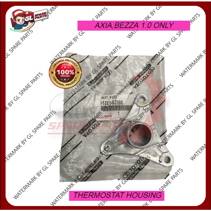 THERMOSTAT HOUSING ORIGINAL PERODUA AXIA / BEZZA 1.0 ONLY 16321-BZ080 ...