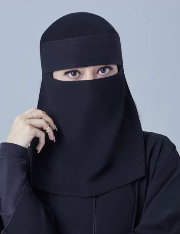 Bukram Short Length Saudi Niqab By ONZA Fashion | Daraz.pk