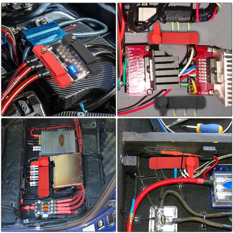 Car Terminal Block Negative Bus Bar 12V 180A Power Distribution Block ...