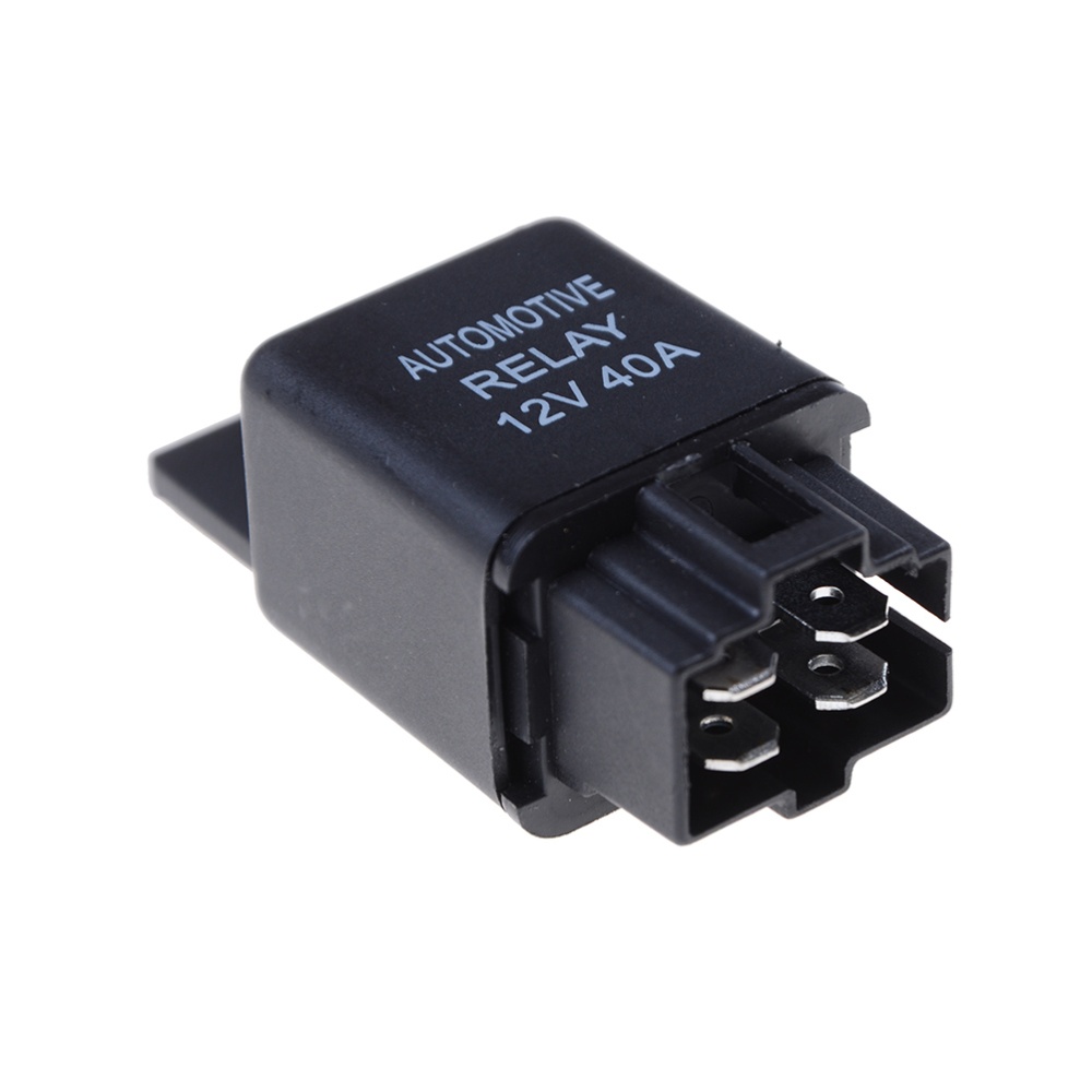12V 40A Car Automotive Relay 4 Pins SPST Alarm Relay with relay socket ...