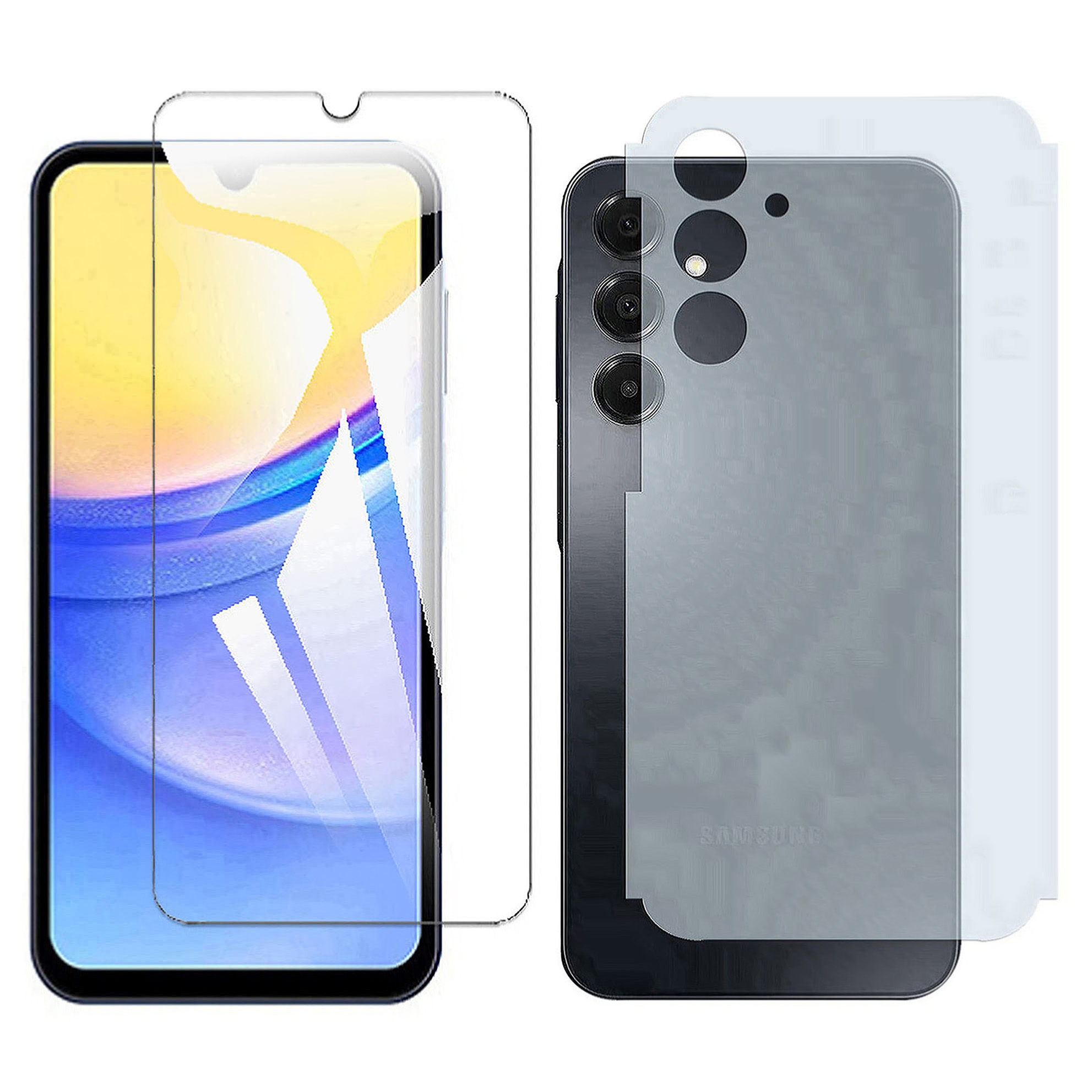 Samsung A16 Scratch-Resistant Crystal Clear Tempered Polish Glass ...