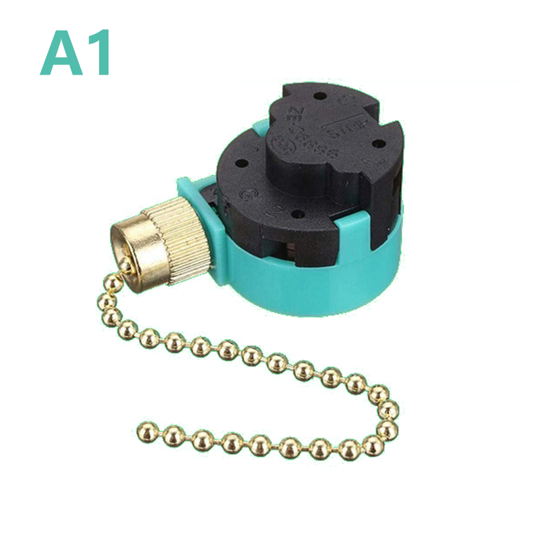 [MENGYUR] Ceiling Fan Switch 3 Speed 4 Wire ZE-268S6 Fan Pull Chain ...
