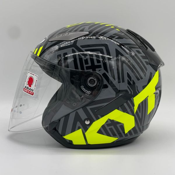 KYT HELMET HELLCAT NEON RED BLUE | Lazada