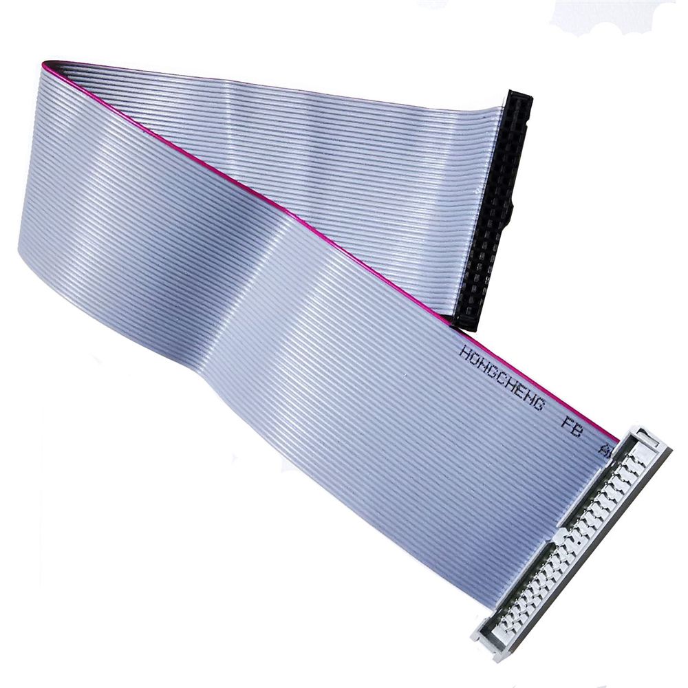 LTMGZ 40 Pin Flat Ribbon Male to Female Hard Drive IDE Data Extension ...